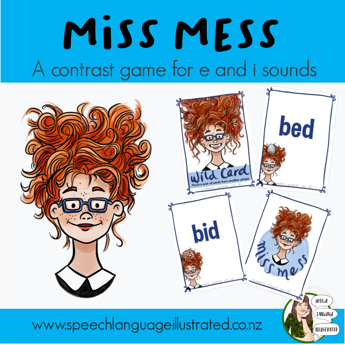 Miss Mess Card Game - Speech Language Illustrated